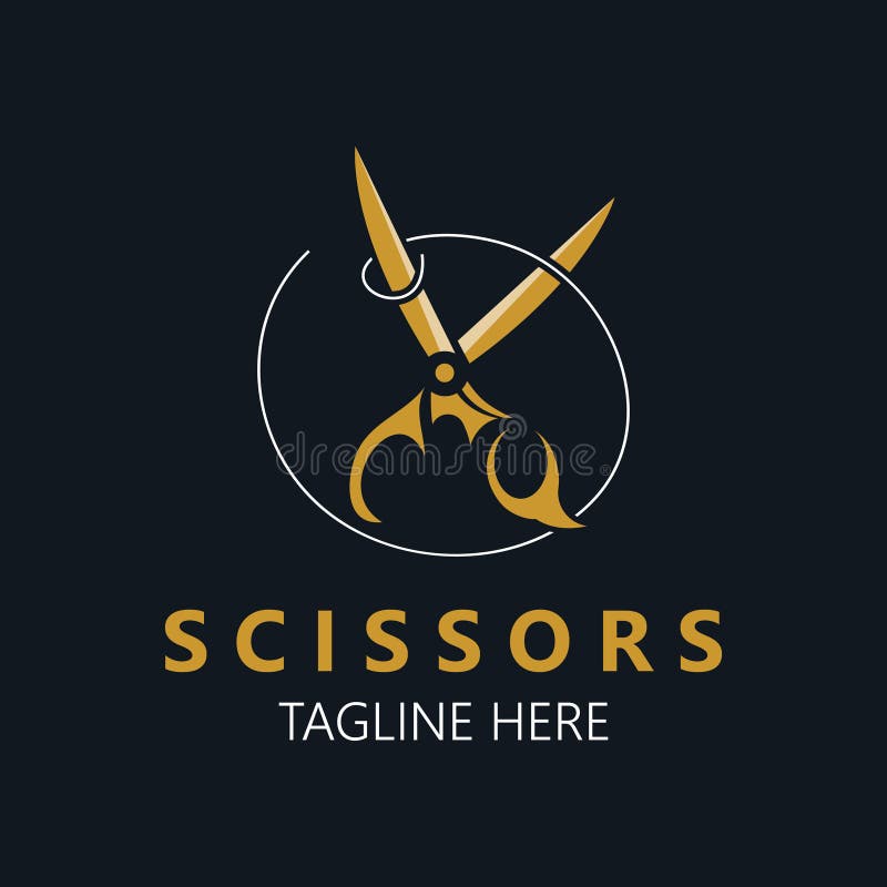 Scissors Logo Design Icon Template. Modern Simple Design. Barbers Tools ...