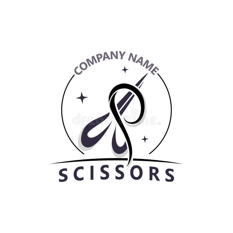 Scissors Logo Design Icon Template. Modern Simple Design. Barbers Tools ...