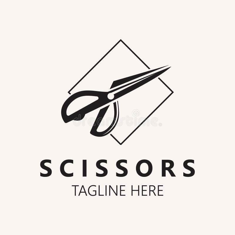Scissors Logo Design Icon Template. Modern Simple Design. Barbers Tools ...