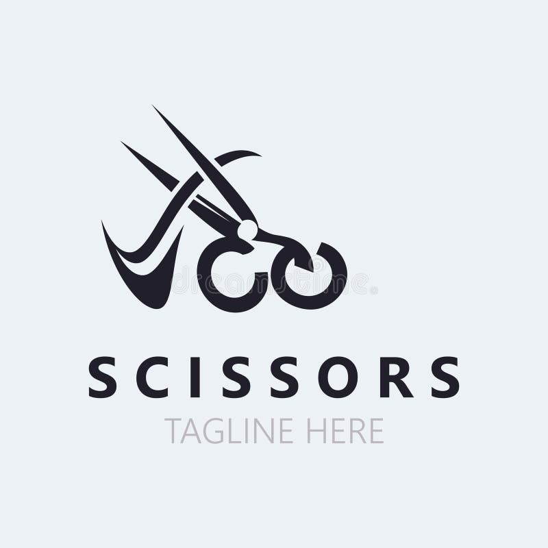 Barber Logo Design Scissor Icon Template. Modern Simple Design. Barbers ...