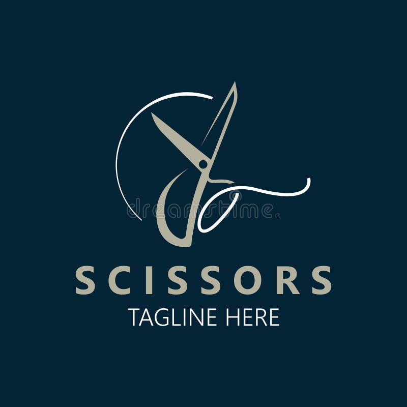 Scissors Logo Design Icon Template. Modern Simple Design. Barbers Tools ...