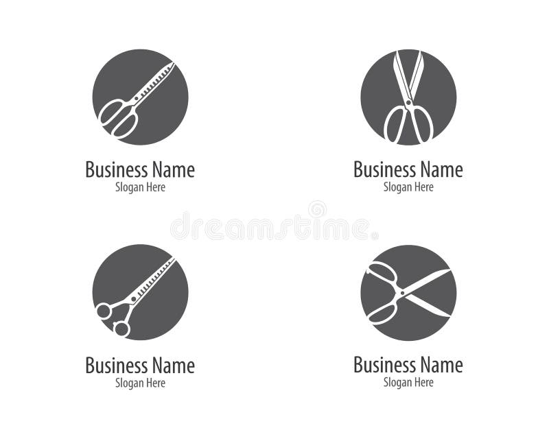 Scissors Logo Icon stock vector. Illustration of hairdressing - 149975740