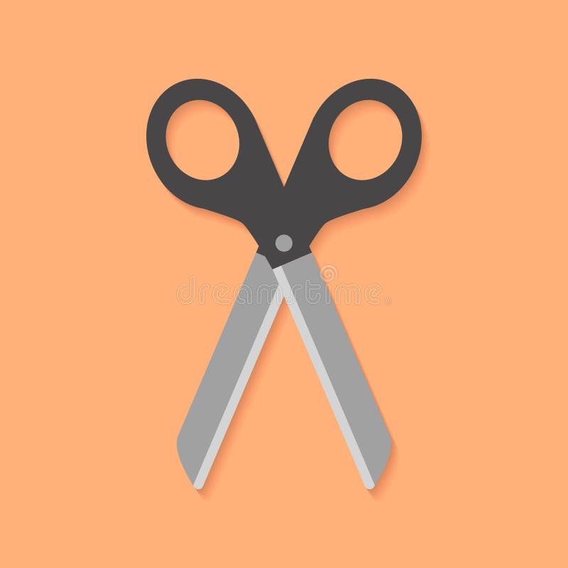 Scissors Icon stock vector. Illustration of shears, design - 89622100