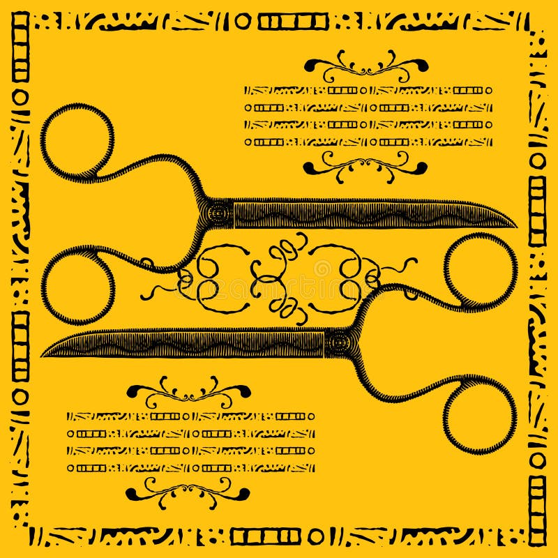 Victorian scroll elements stock vector. Illustration of card - 13947613