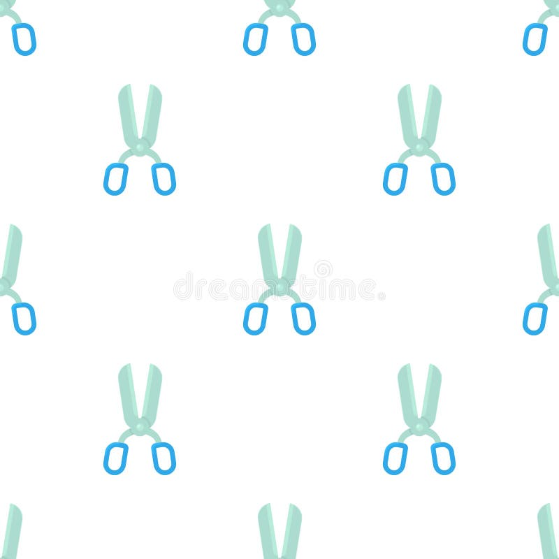 Scissors Pattern Seamless Vector Stock Vector - Illustration of supply ...