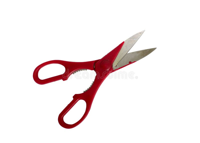 Scissors with red handles stock image. Image of scissors - 31228153