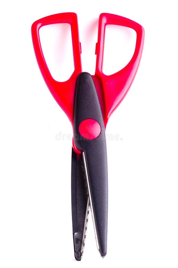 Scissors with red handles stock image. Image of decorative - 31984539