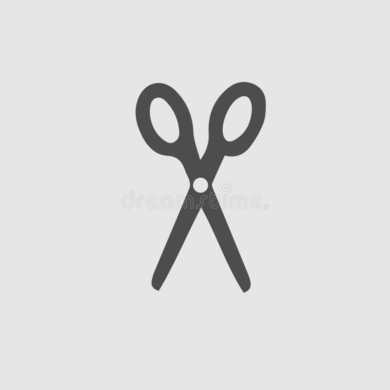 Scissors simple vector stock vector. Illustration of sign - 168875521