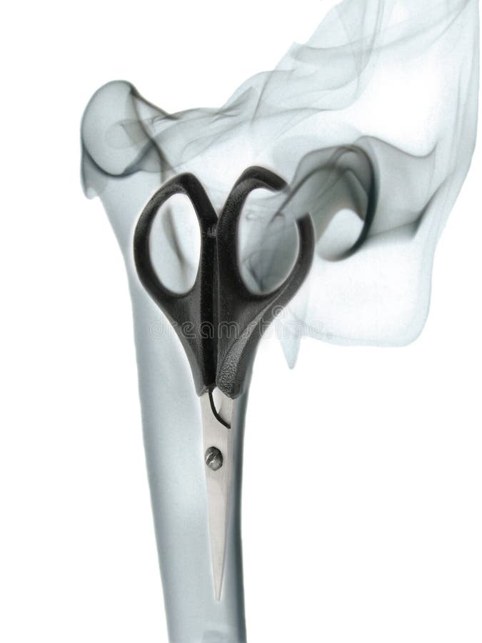 Scissors and smoke stock photo. Image of abstract, streams - 14543168
