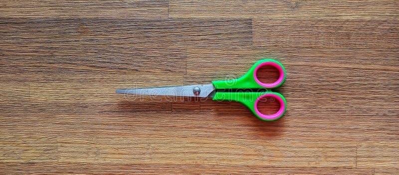 Scissors on the table stock image. Image of table, scissors - 335379951