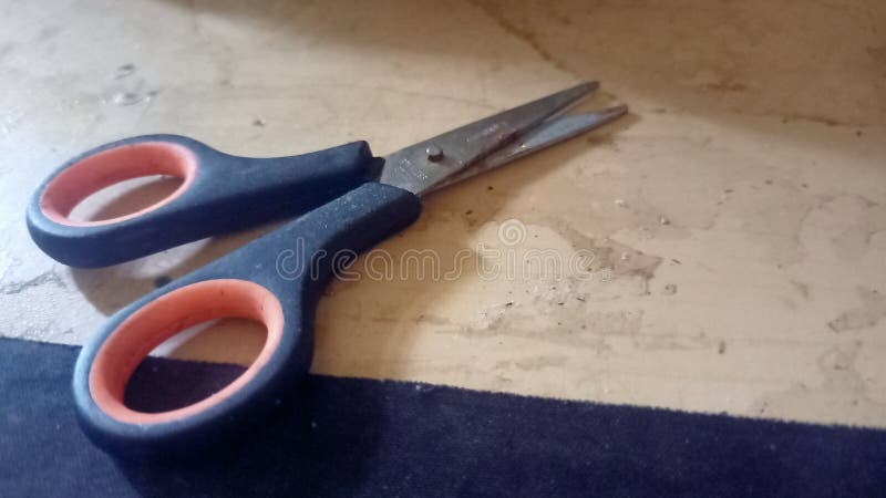 Scissors Tool for Cutting and Shark Stock Image - Image of tool ...