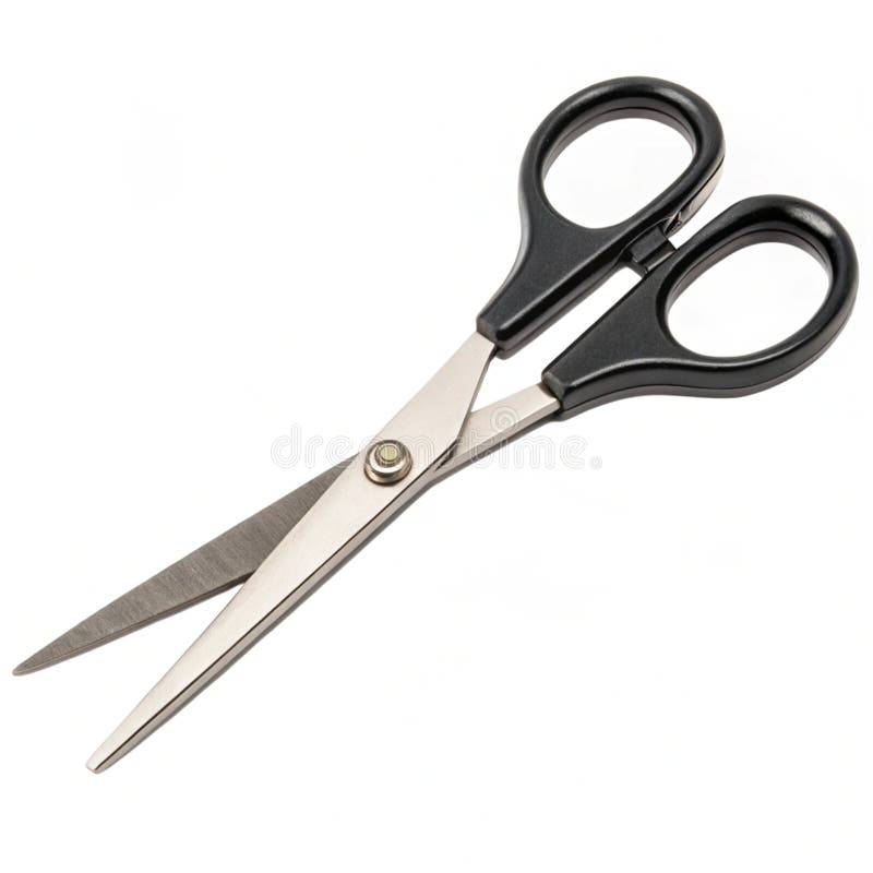 Scissors with Transparent Background on White Background Stock ...