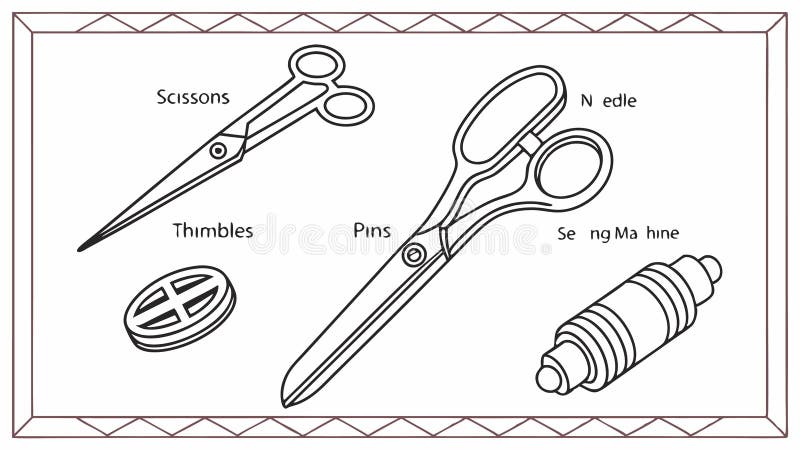 Scissors Types Illustration Cutting Tools and Scissor Variety Graphic ...