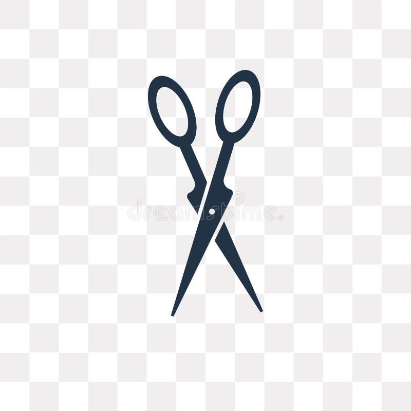 Scissors Vector Icon Isolated On Transparent Background, Scissor Stock ...