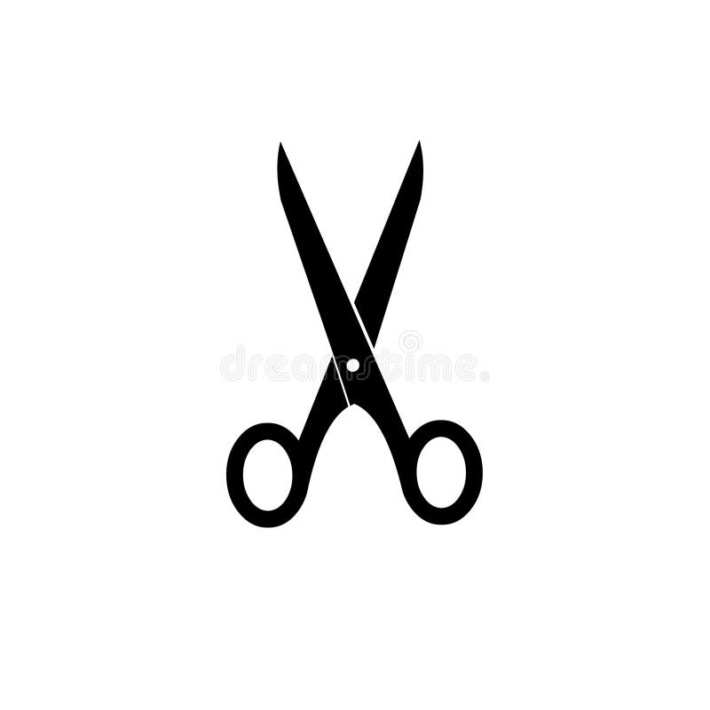 Scissors Vector Illustration Stock Vector - Illustration of nwhite ...