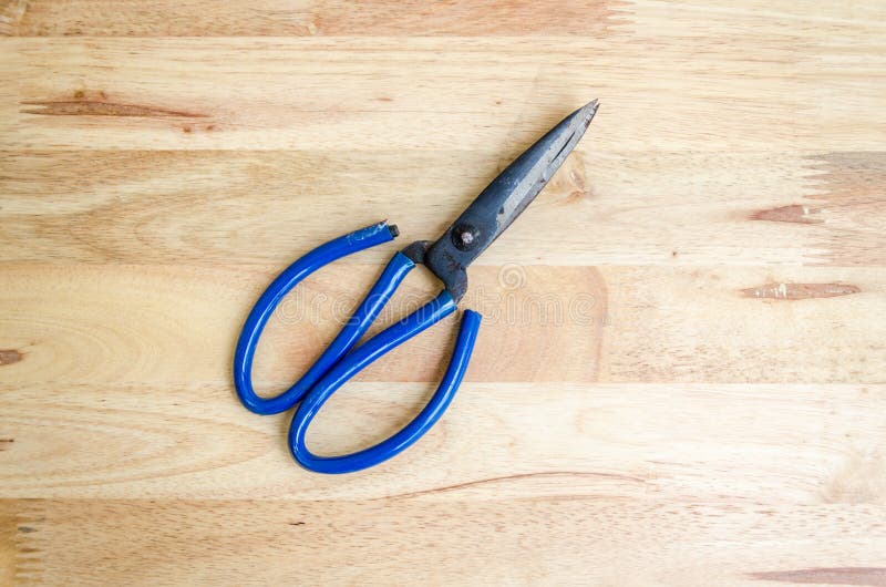 Scissors stock image. Image of kitchen, wooden, cutting - 58149913