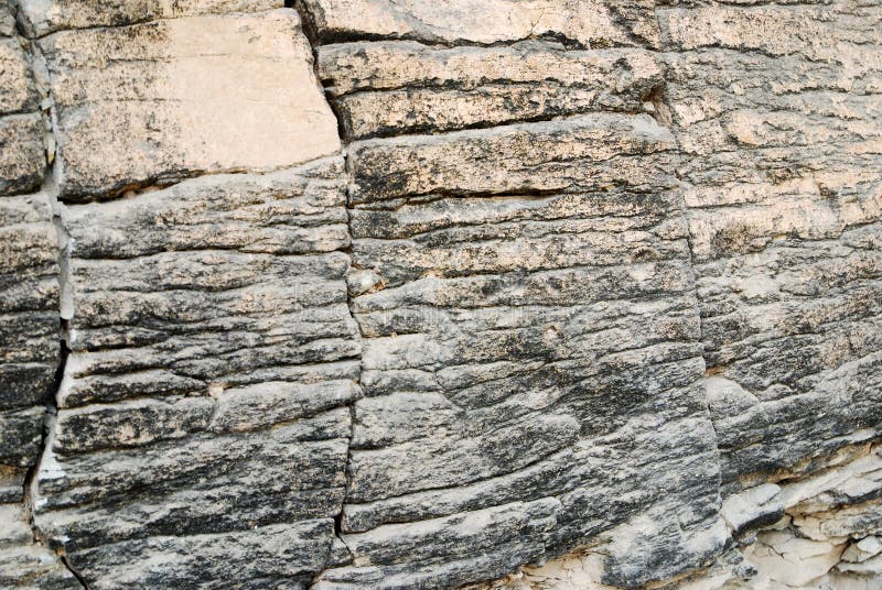 Roccia Minerale Dello Scisto Trovata Alle Scogliere Di Moher, Contea ...