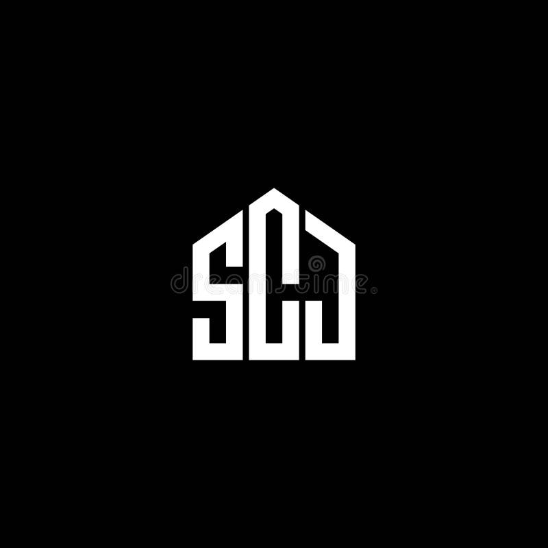 SCJ Letter Logo Design on BLACK Background. SCJ Creative Initials ...