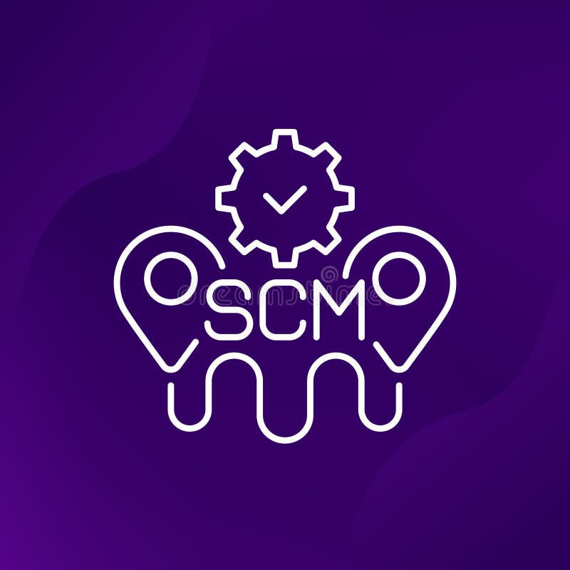 Supply, Chain Management Icon Concept: Procurement, Warehousing ...