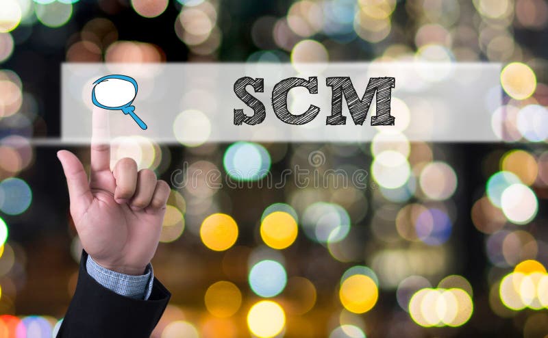 SCM Supply Chain Management Stock Image - Image of optimization ...