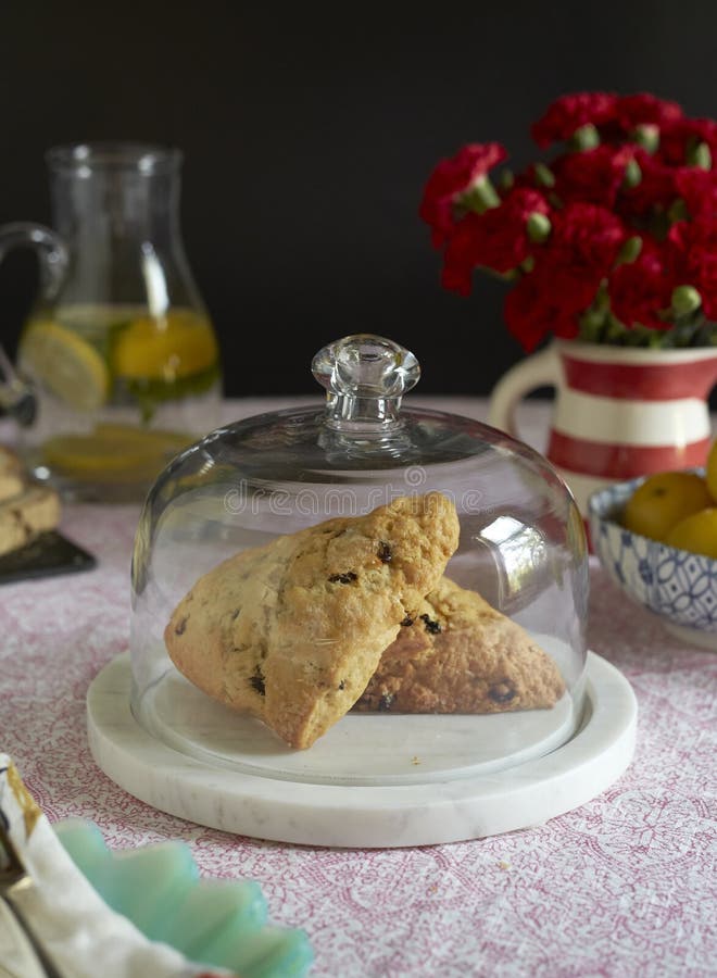 Scones 4 stock photo. Image of lunch, tablecloth, quaint - 75696398