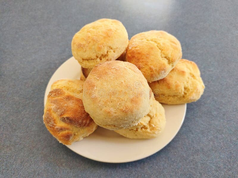 Scones on a plate stock photo. Image of english, baked - 232437982