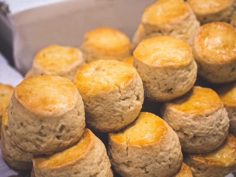 Scones Stack Bake Goods Bakery Stock Image - Image of cafe, market ...