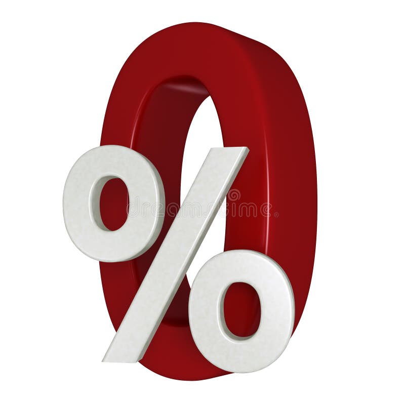 Simbolo Dello Sconto O Dell'indennità Sulla Mano Stilizzata 100% ...