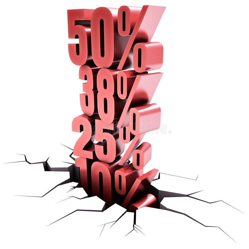 Sconto sopra lo sconto illustrazione di stock. Illustrazione di ...