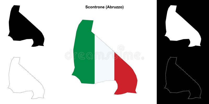 Scontrone Outline Stock Illustrations – 1 Scontrone Outline Stock ...