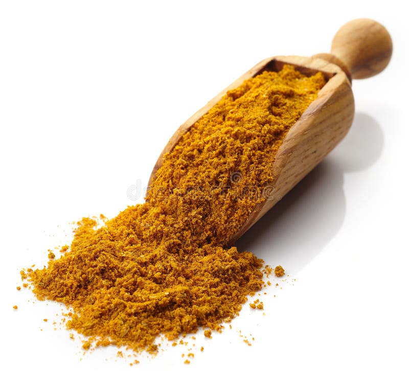 Piles of Bright Curry Powder and Tumeric Stock Photo - Image of indian ...