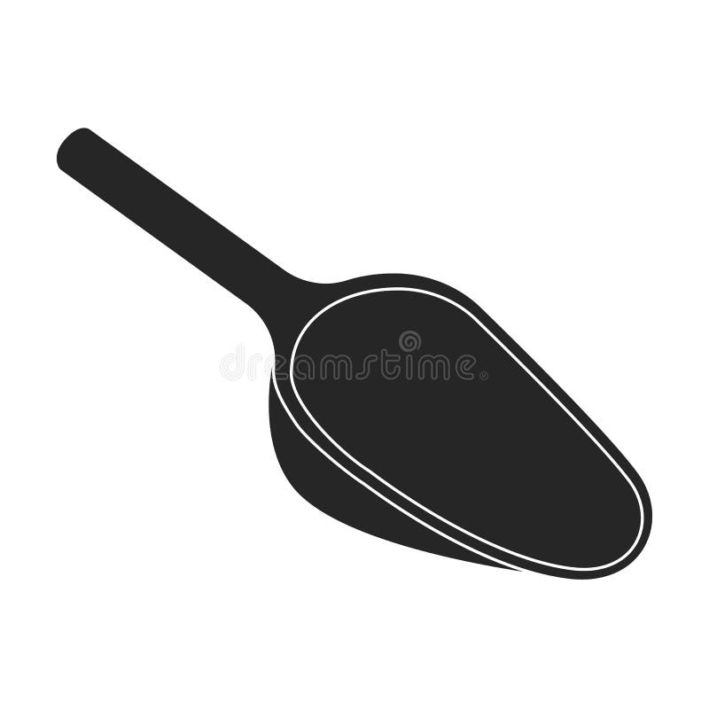 Scoop Vector Icon.Outline Vector Icon Isolated on White Background ...