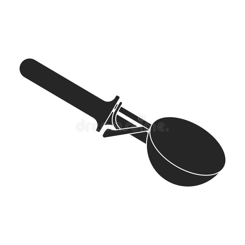 Scoop Vector Icon.Outline Vector Icon Isolated on White Background ...