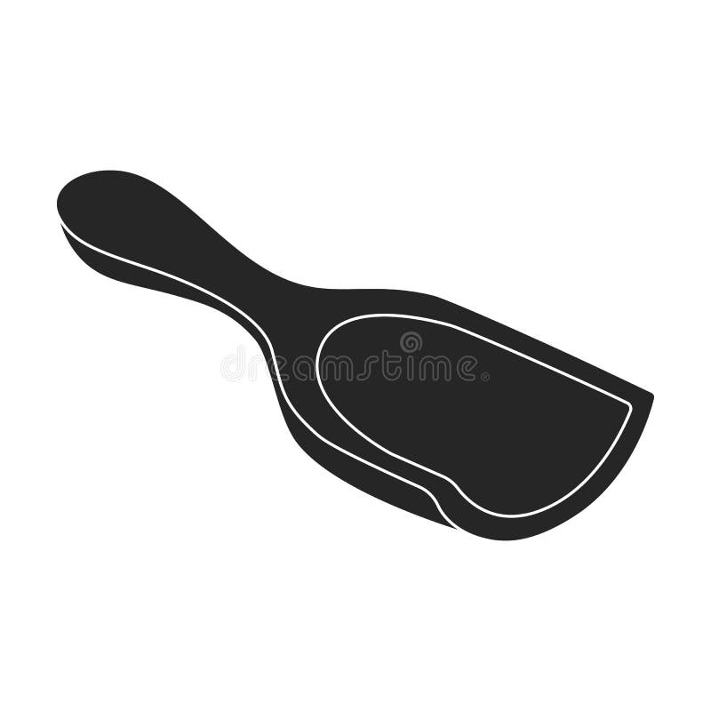 Scoop Vector Icon.Outline Vector Icon Isolated on White Background ...