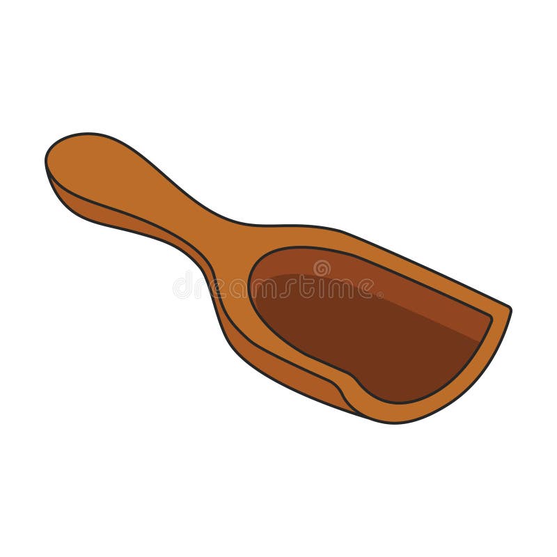 Scoop Vector Icon.Outline Vector Icon Isolated on White Background ...