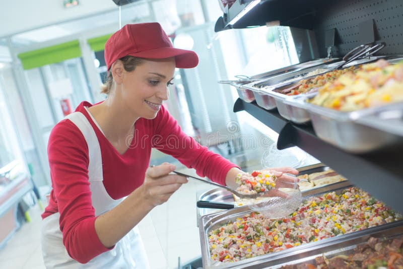 Scooping amount of food stock image. Image of lunch - 121667289