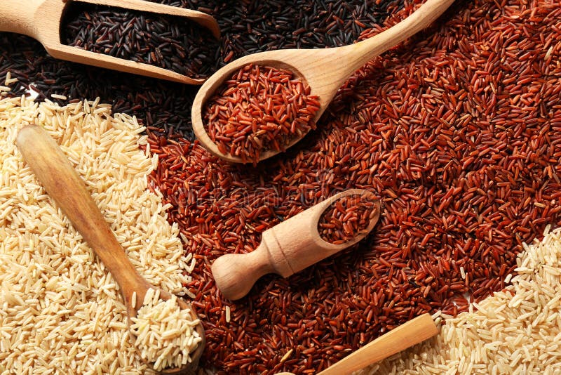 Scoops and Spoons with Different Types of Rice Stock Image - Image of ... Scoops and Spoons with Different Types of Rice Stock Image - Image of ...
