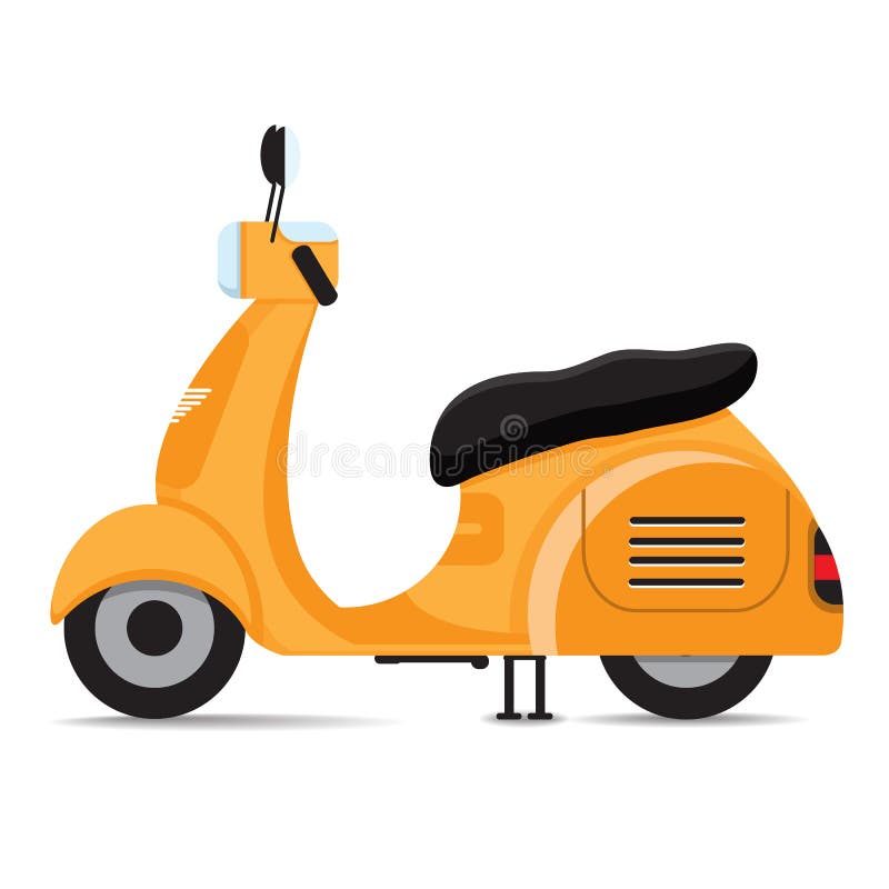 Scooter cartoon stock vector. Illustration of lifestyle - 61574663