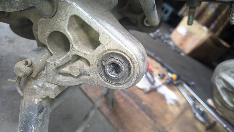 Scooter Damaged Engine Mount Bush Stock Image - Image of wego, damaged ...