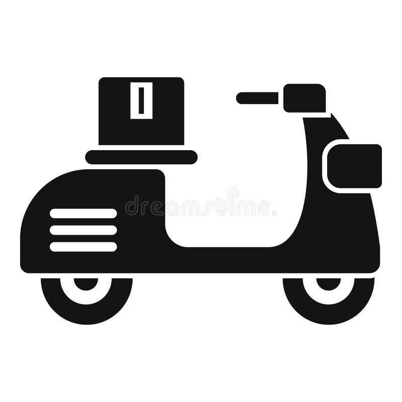 Scooter Delivery Icon Simple Vector. Import Express Stock Vector ...