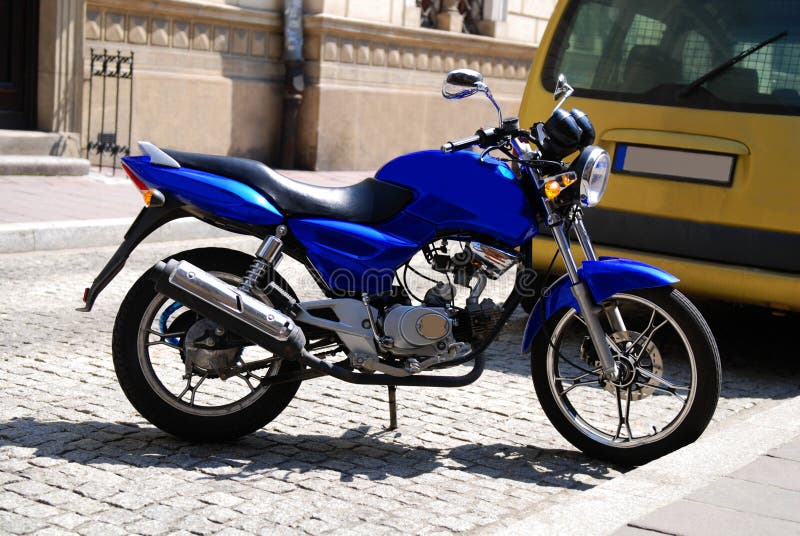 Scooter with an engine stock image. Image of vintage - 15140997