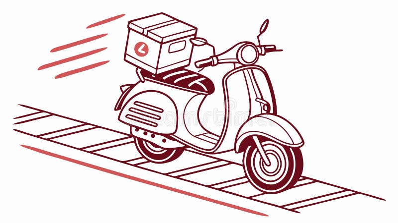 Scooter with Fast Forward, Symbolizing Quick Operations and Speed ...