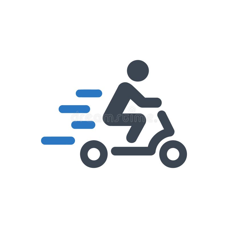Scooter Fast Motion icon stock vector. Illustration of motion - 361696391
