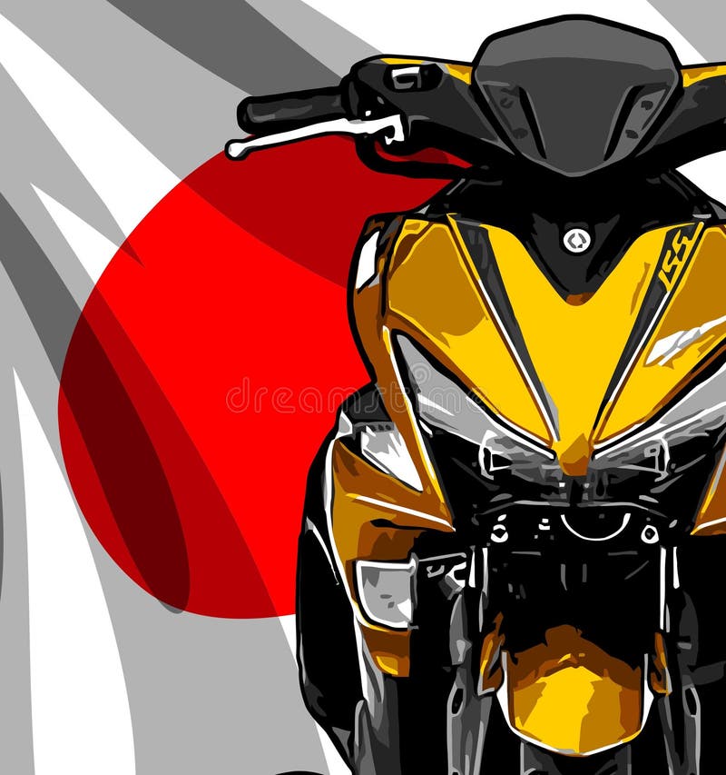 Scooter Front View Stock Illustrations – 1,965 Scooter Front View Stock ...