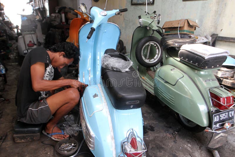 Scooter editorial photography. Image of original, central - 53898242