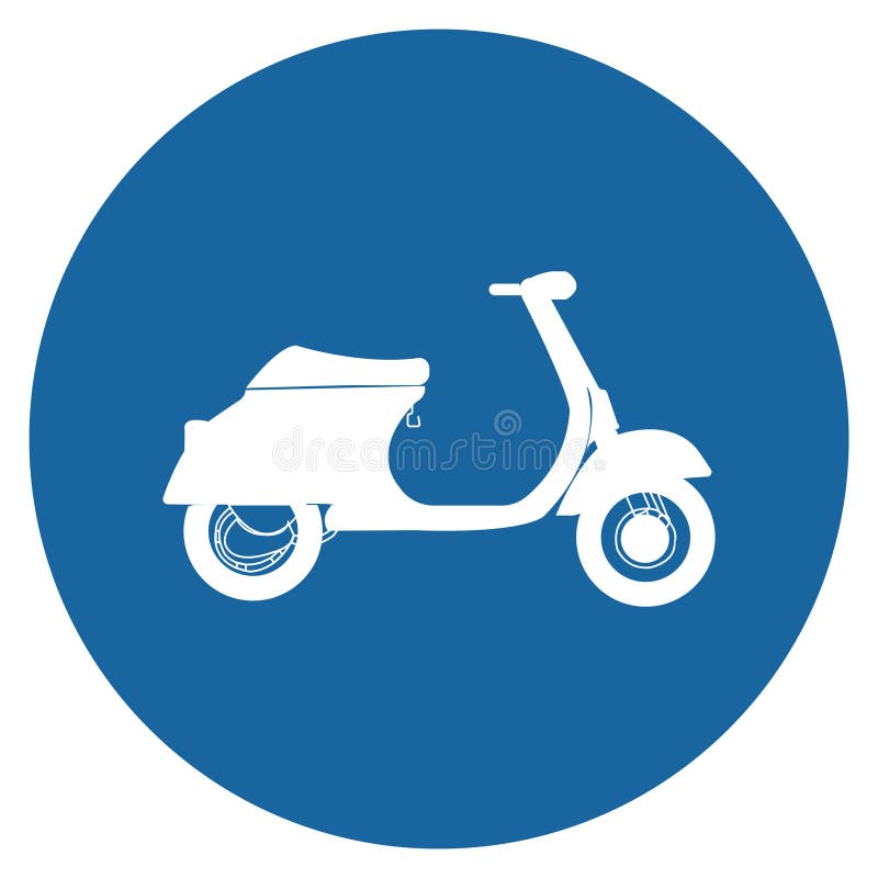 Scooter Motorbike Icon Design Stock Vector - Illustration of transport ...