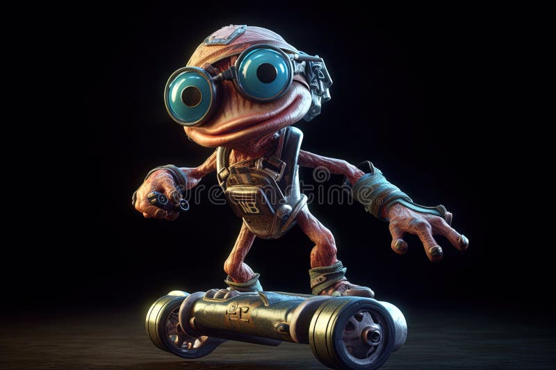 Scooter Muppet Character Illustration Generative Ai Stock Illustration ...