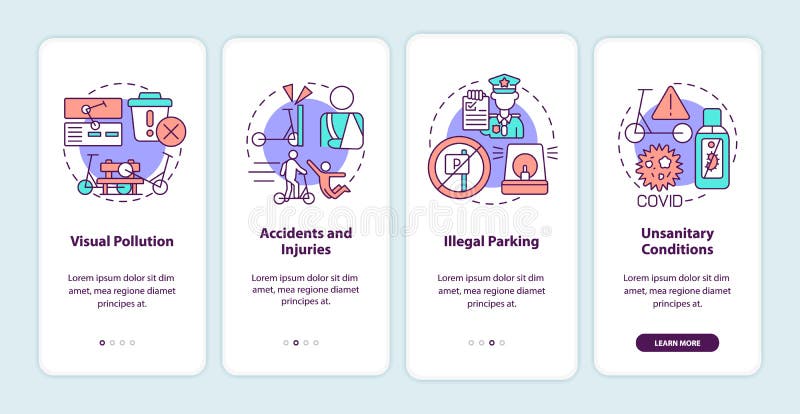 Visual Pollution Concept Icon Stock Vector - Illustration of service ...