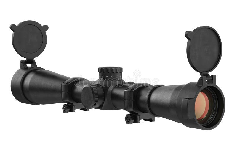 Scope Optical Equipment, Side View Stock Image - Image of shooting ...