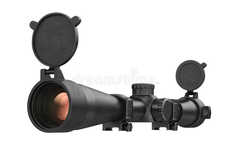 Scope Optical Equipment, Side View Stock Image - Image of shooting ...